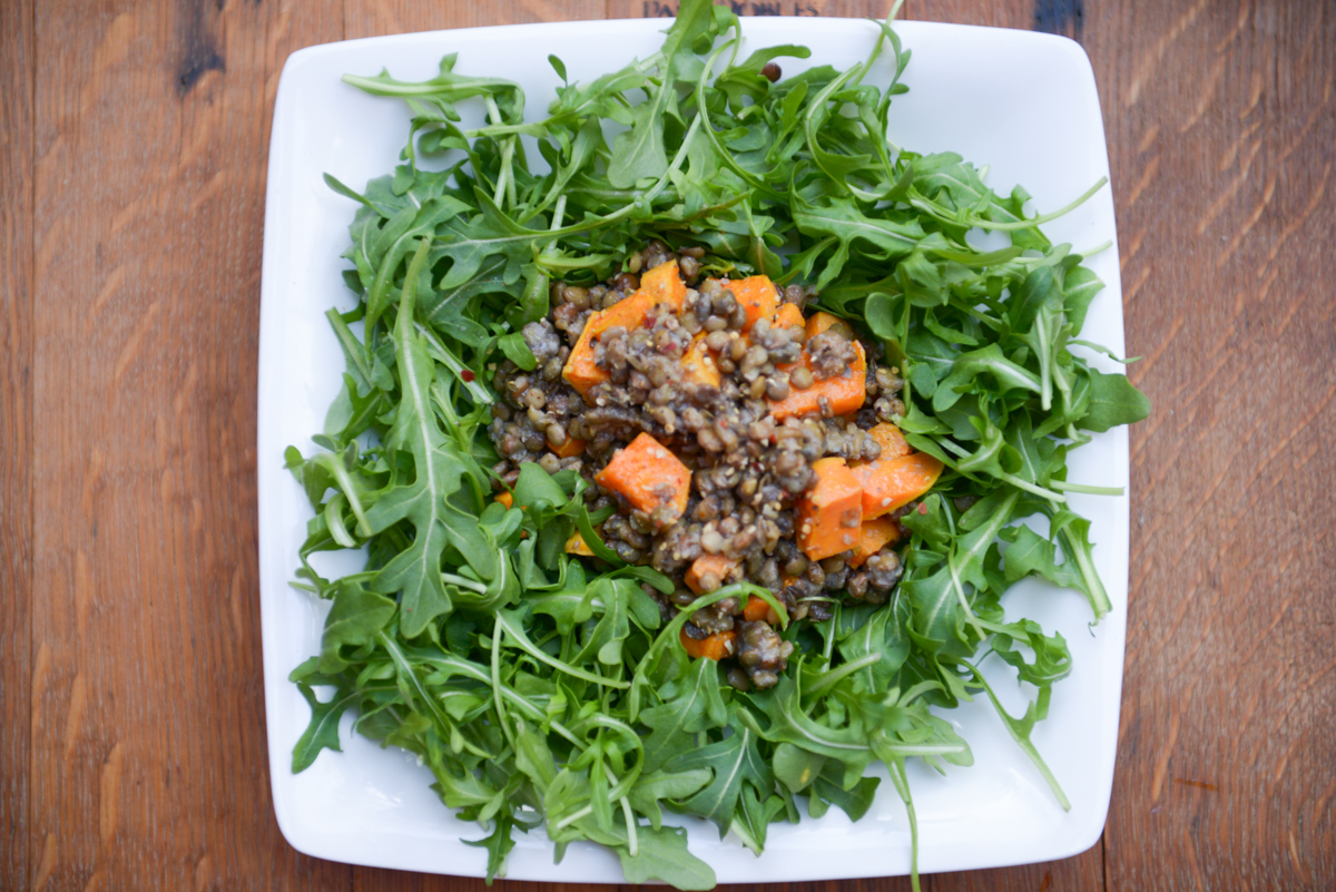 Vegan Comfort Food ~ Lentil & Sweet Potato Salad | Sirens & Scoundrels
